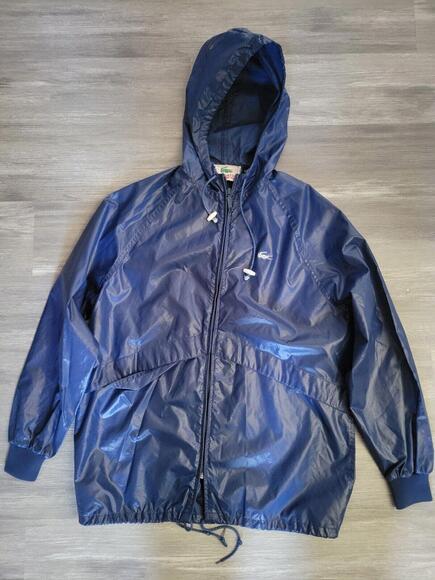 Jackets & Coats | Vintage 7s Izod Lacoste Track Suit Jacket Mens Nylon ...
